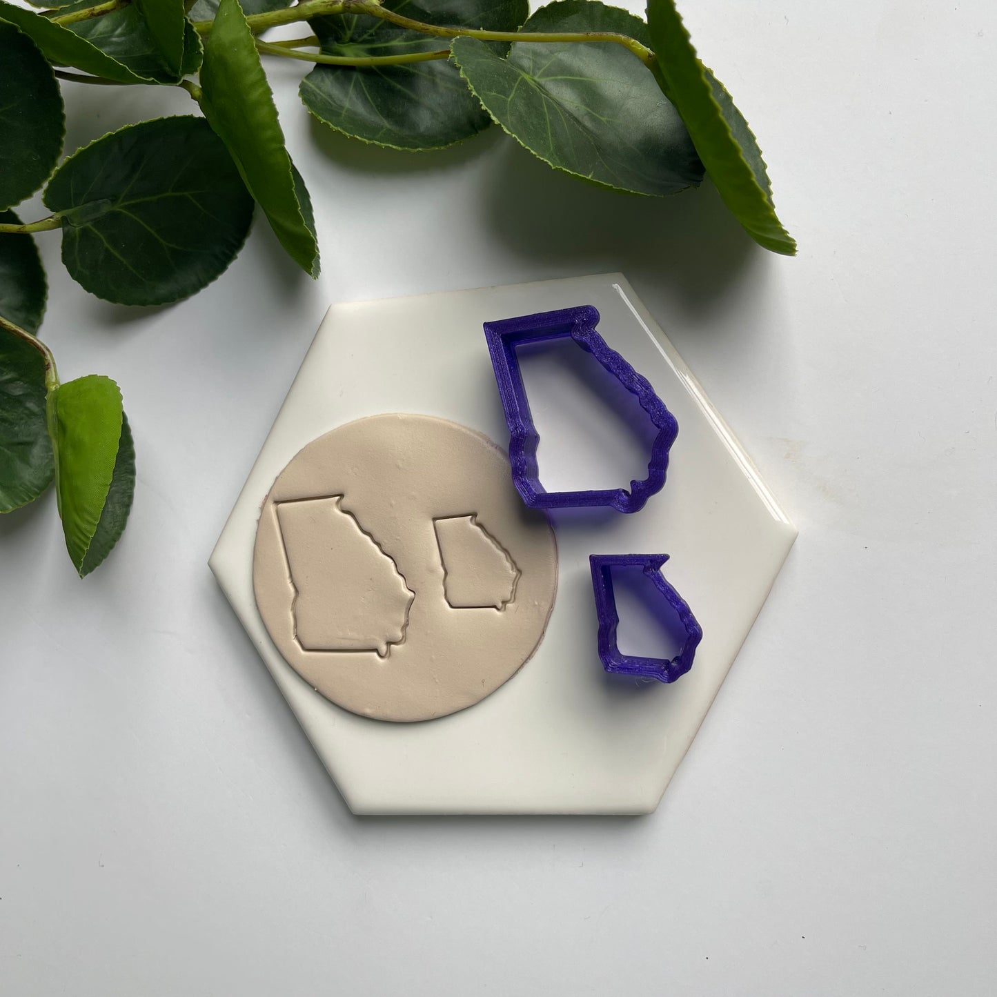 Georgia | State Silhouettes | Polymer Clay Cutter – Bloom Mercantile